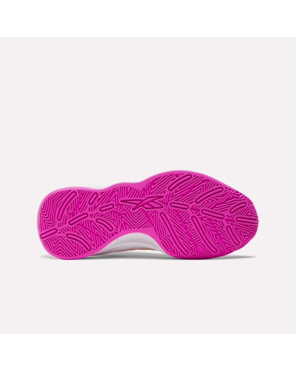 Reebok Press Basketball Shoes in Pink | Lyst