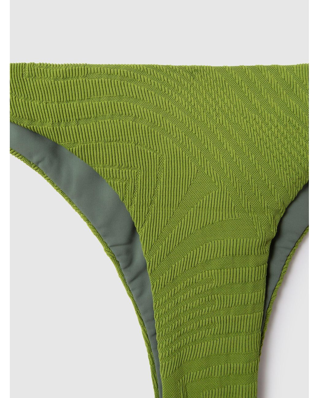 FELLA SWIM Low Rise Bikini Bottoms, Fern in Green | Lyst