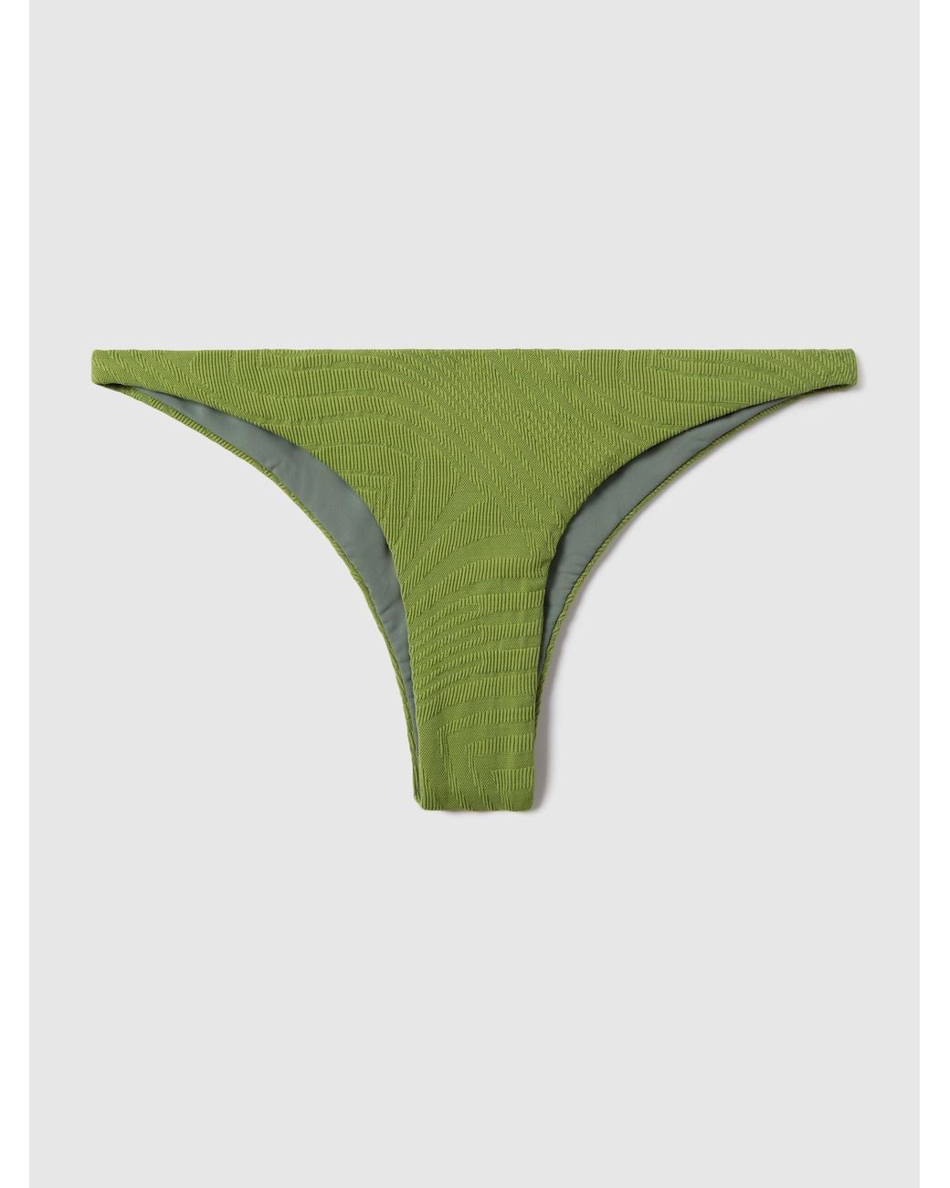 FELLA SWIM Low Rise Bikini Bottoms, Fern in Green | Lyst
