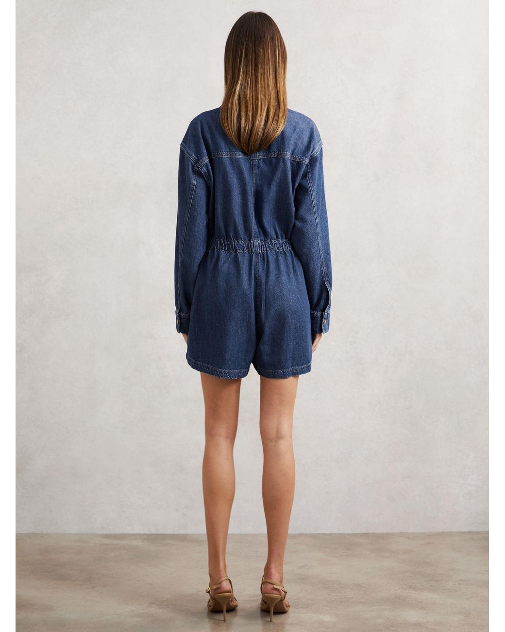 PAIGE Madigan Jumpsuit in Blue | Lyst UK