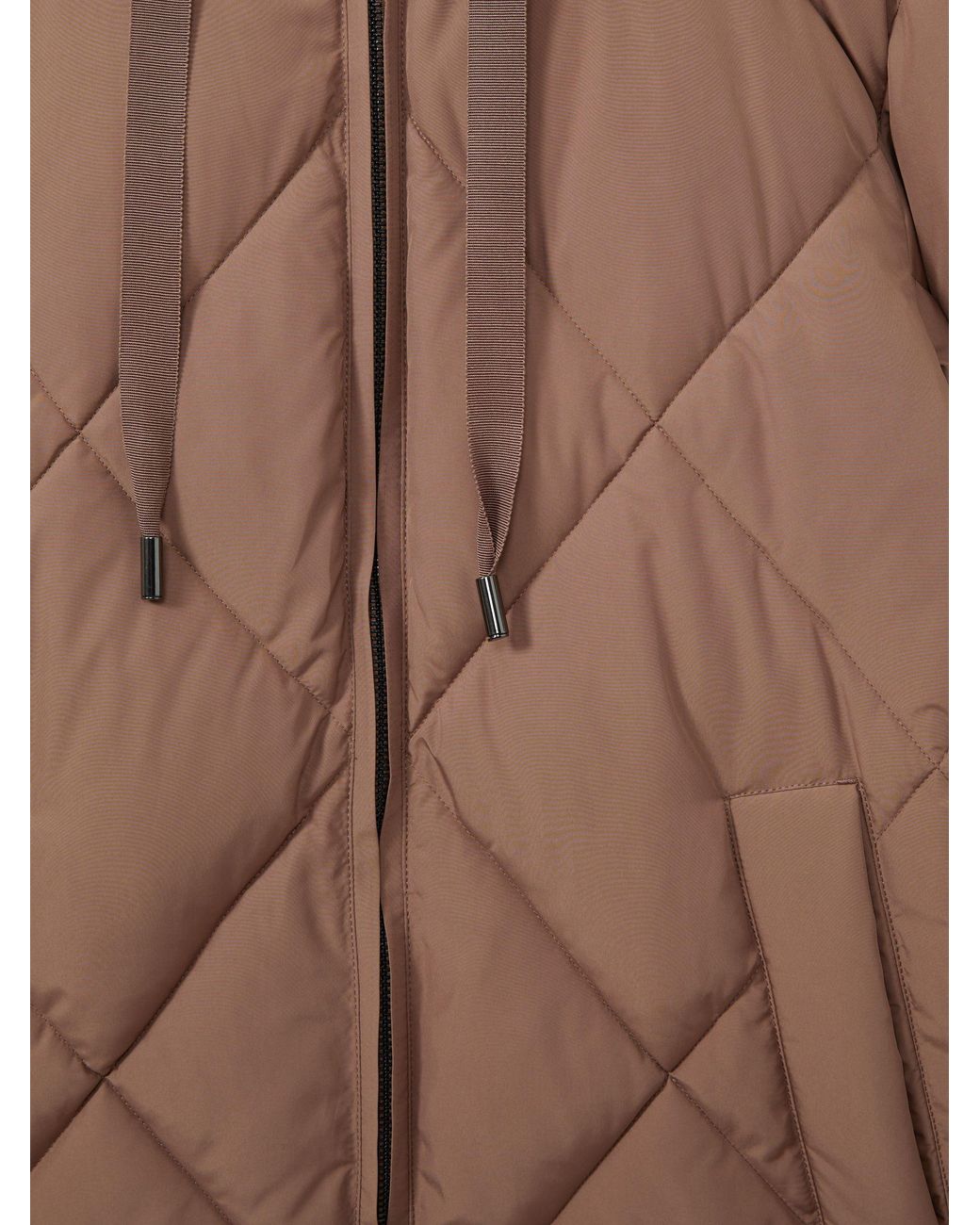 Reiss Thea Puffer Coat Quilted in Brown | Lyst UK