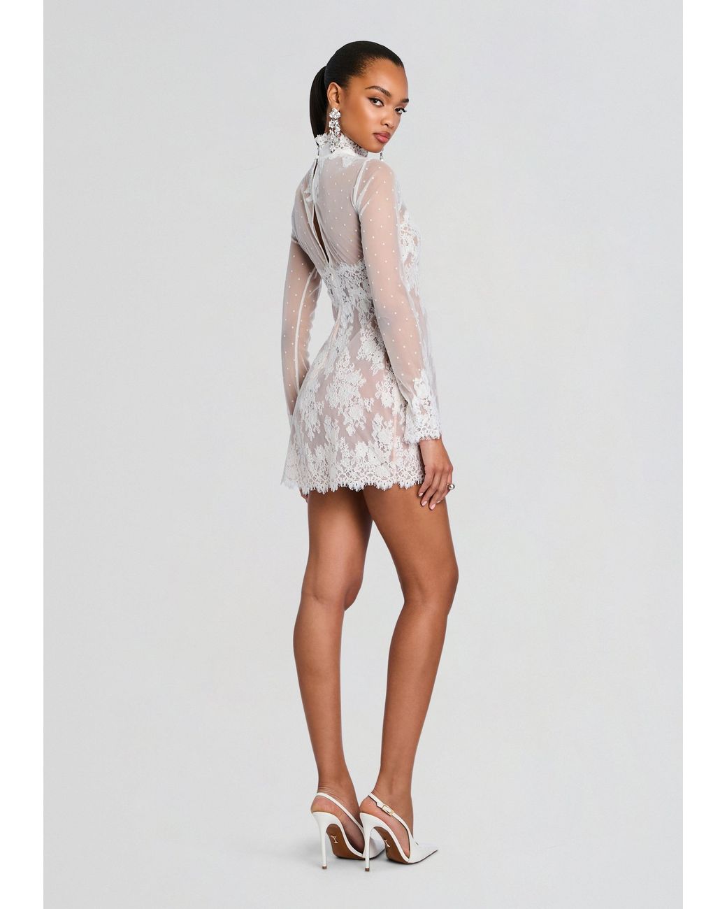 retroféte Faylin Dress in White | Lyst