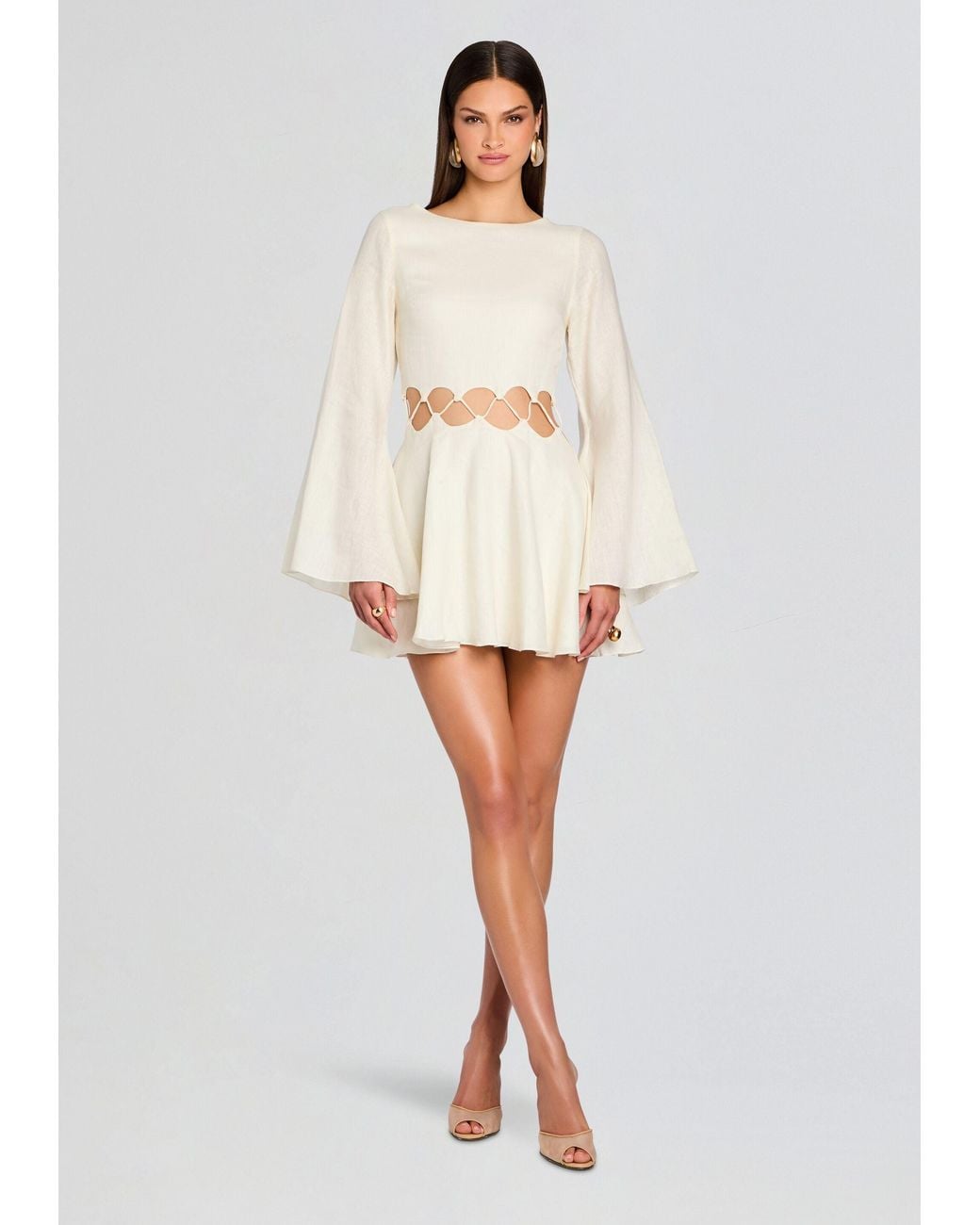 AZULU Remi Dress in White | Lyst