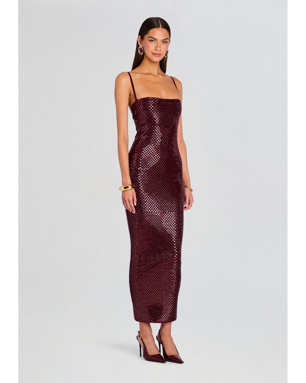 retroféte Kyree Knit Dress in Red | Lyst