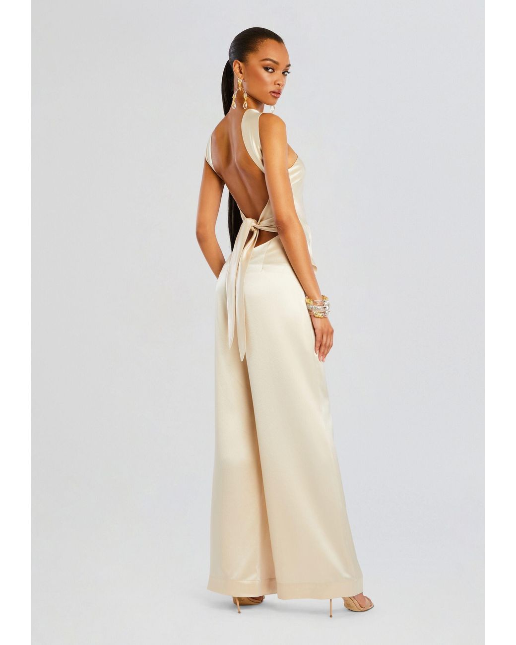 retroféte Ensley Jumpsuit in White | Lyst
