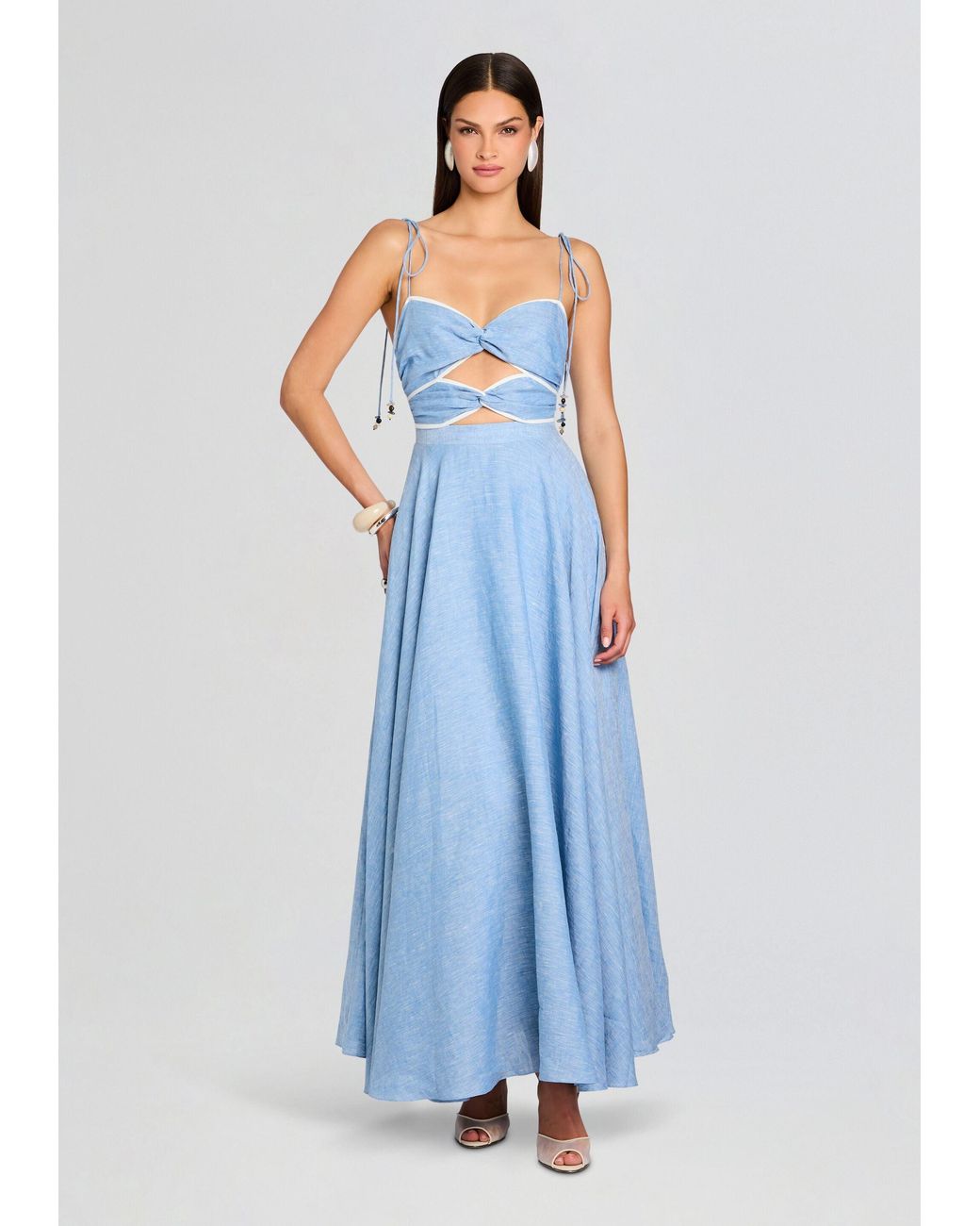 AZULU Monroe Dress in Blue | Lyst