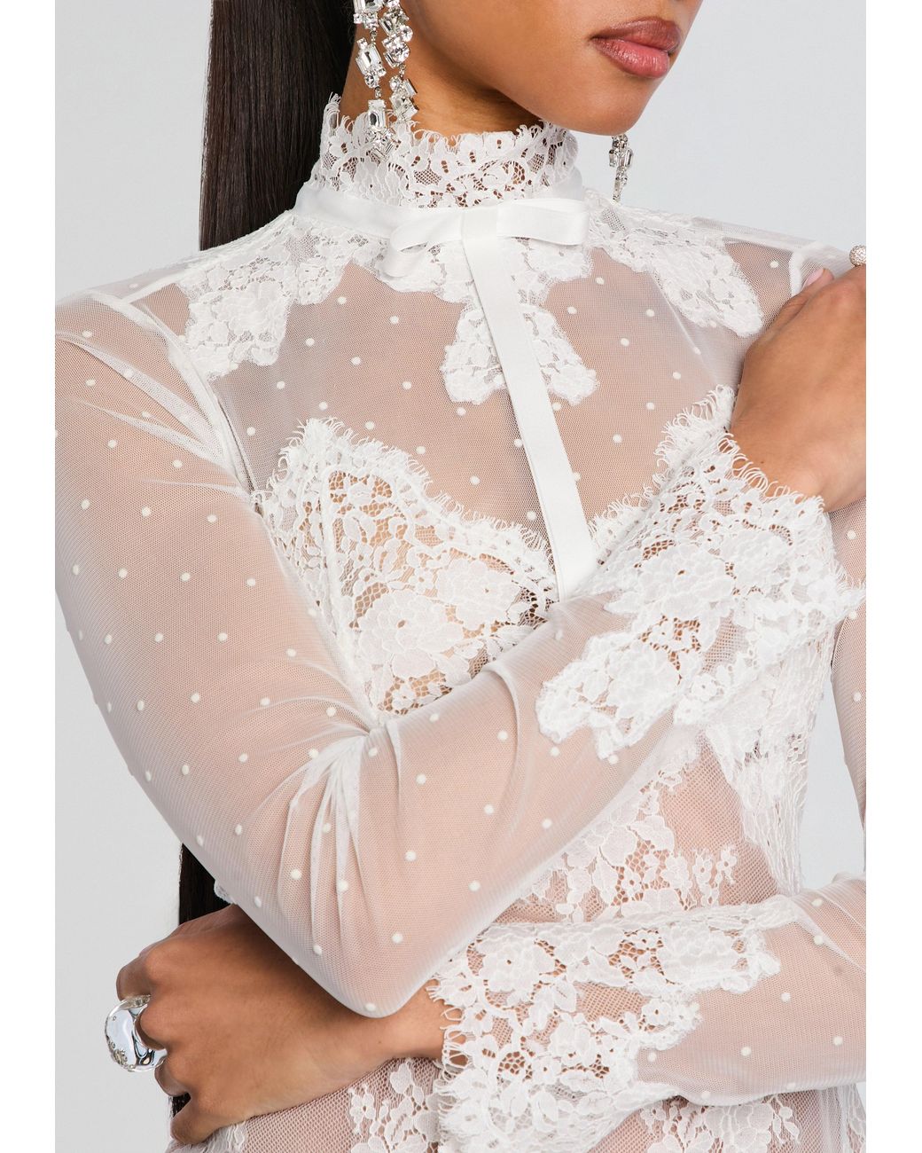 retroféte Faylin Dress in White | Lyst