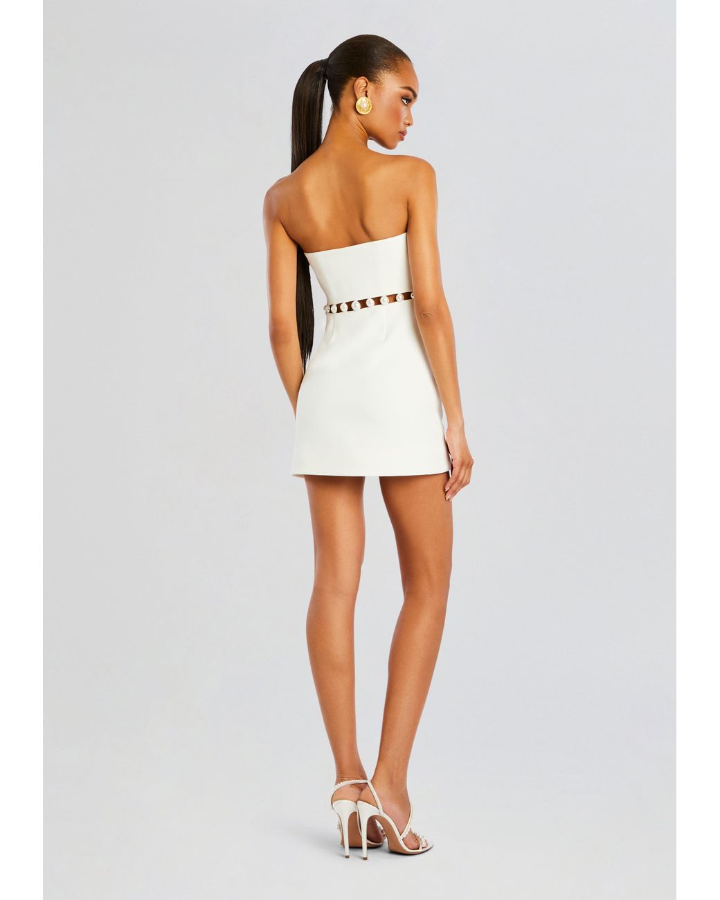Retroféte Katie Dress In White Lyst