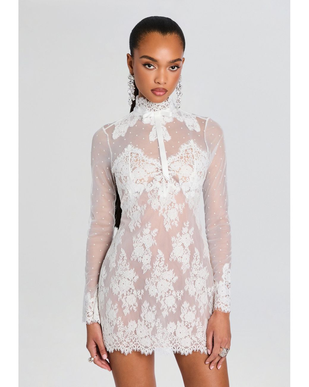 retroféte Faylin Dress in White | Lyst