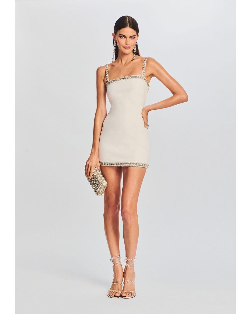 retroféte Regina Shell Dress in White | Lyst