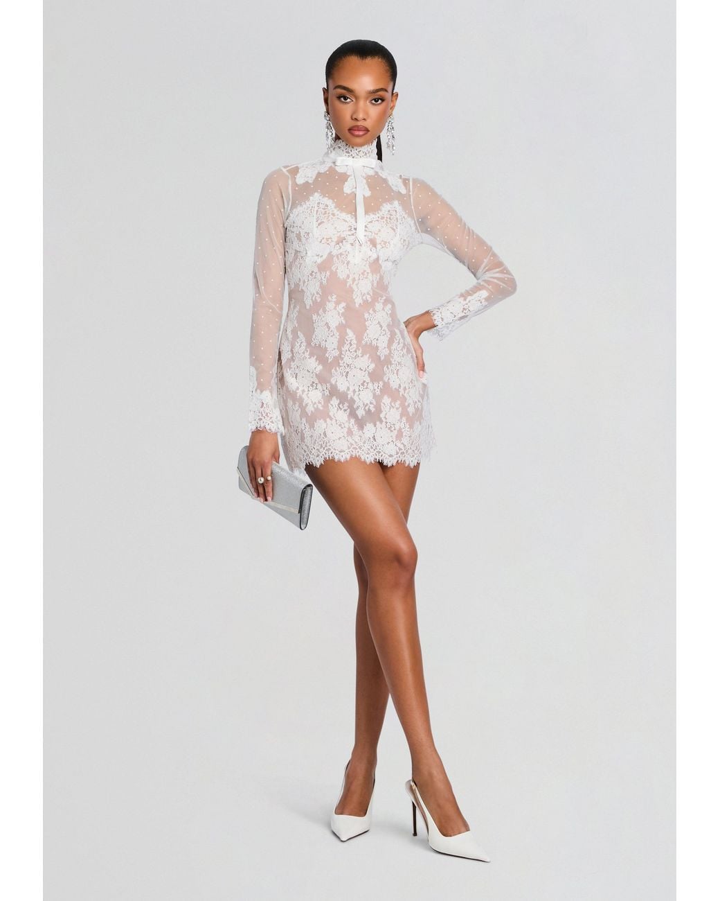 retroféte Faylin Dress in White | Lyst