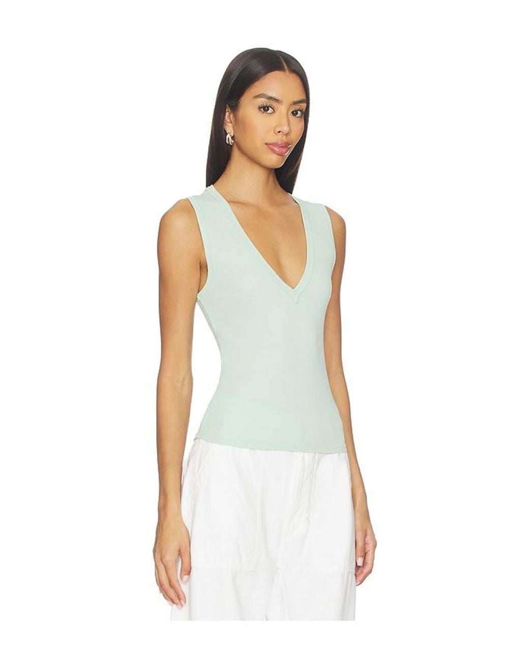 Free People X We The Free Neria Tank in White | Lyst