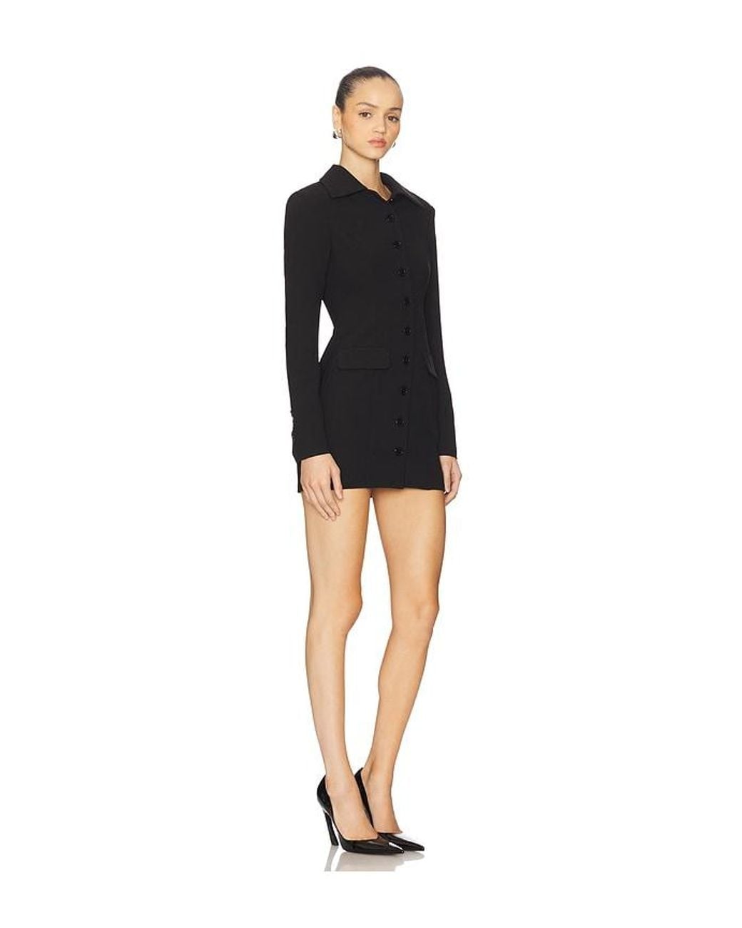 ALL THE WAYS Alina Mini Dress in Black | Lyst UK
