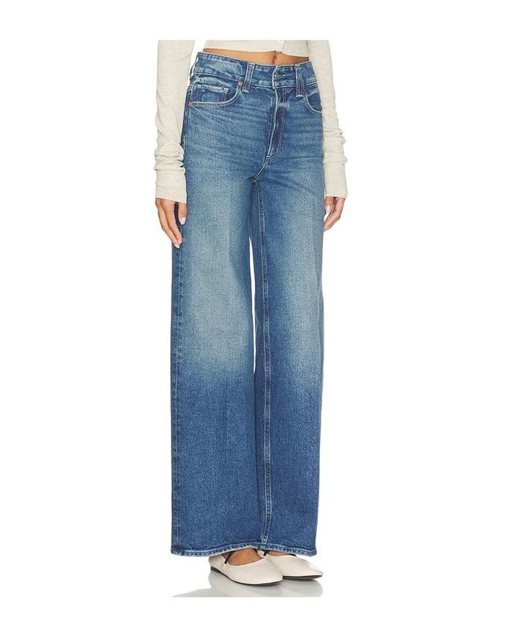 PAIGE Sasha Jeans in Blue | Lyst