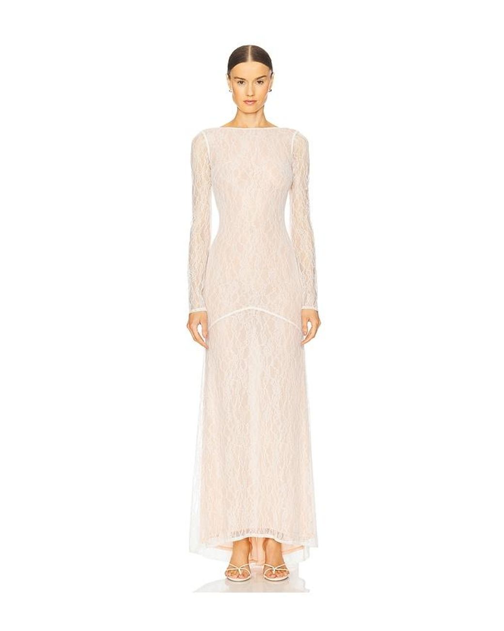 Stone Cold Fox X Revolve Luna Gown in White | Lyst