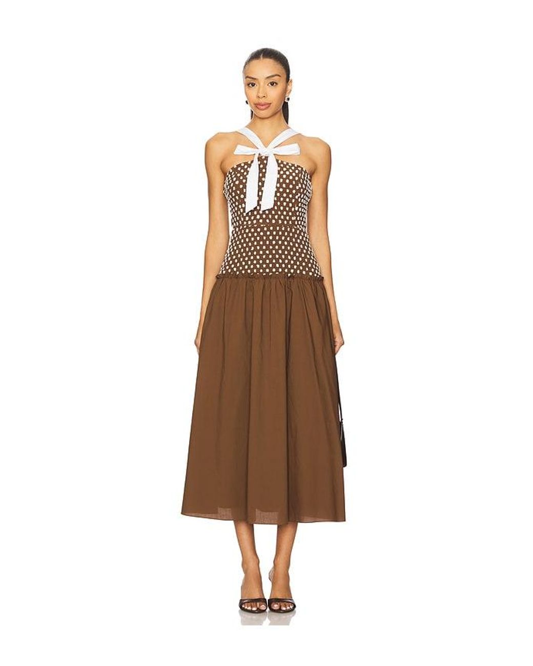 Maude Club Astrid Dress in Natural | Lyst