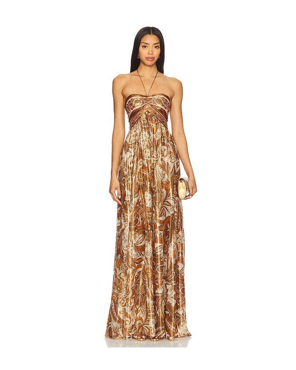 retroféte Kimmy Dress in Natural | Lyst