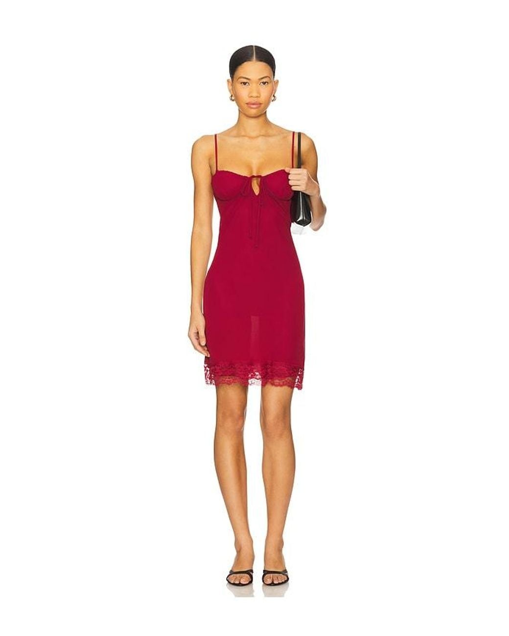 Bella Venice The Taylah Dress in Red | Lyst