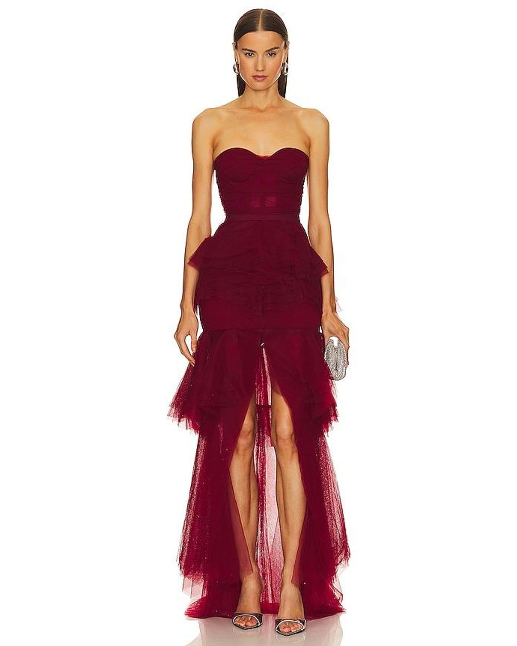 Michael Costello X Revolve Alai Gown in Red | Lyst UK