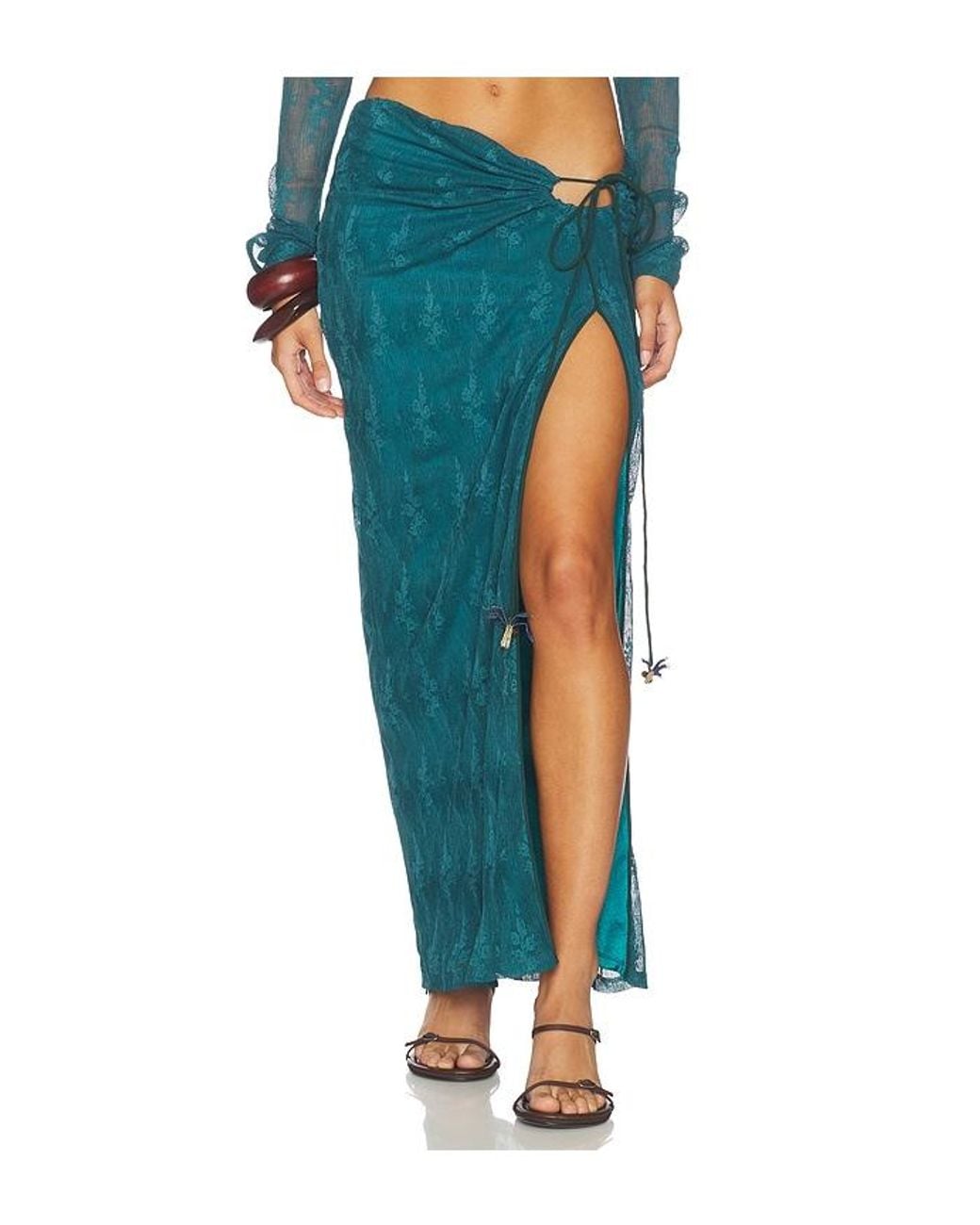 AZULU Frankie Skirt in Blue | Lyst