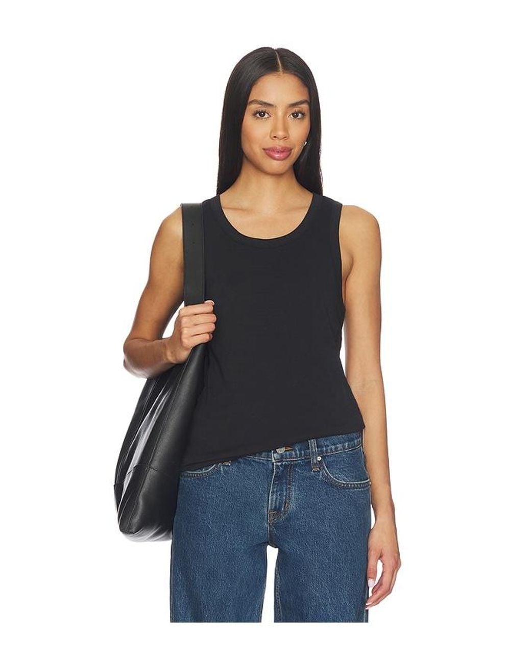 Entire studios Sheer Tank in Blue | Lyst