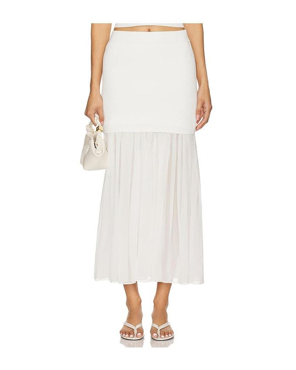 A.L.C. A..C. Hayden Skirt in White | Lyst