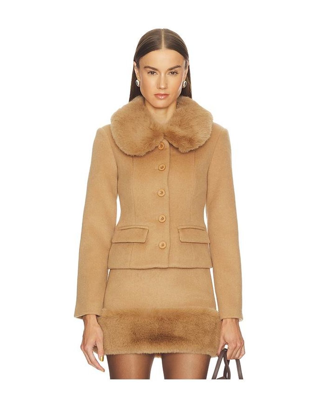 LOBA Chelsea Jacket in Natural | Lyst