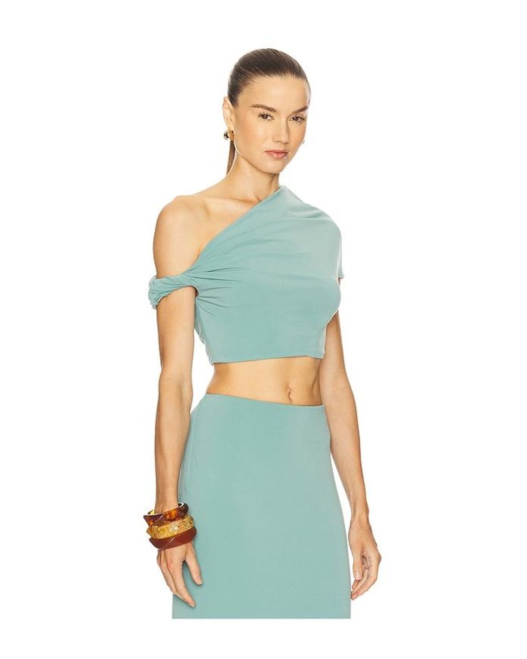Paris Georgia Basics X Elemental Ida Crop Top in Green | Lyst UK