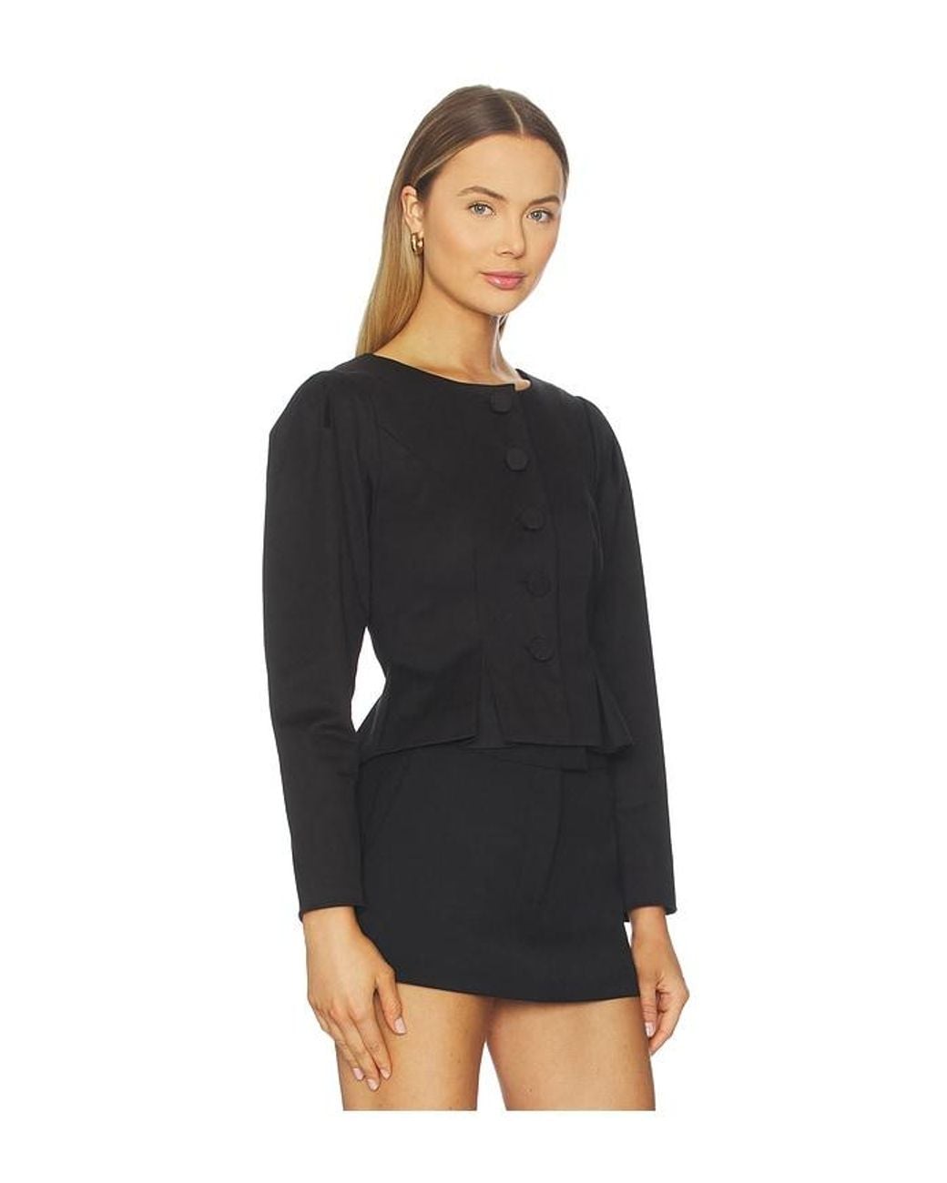 MAJORELLE Corrine Jacket in Black | Lyst