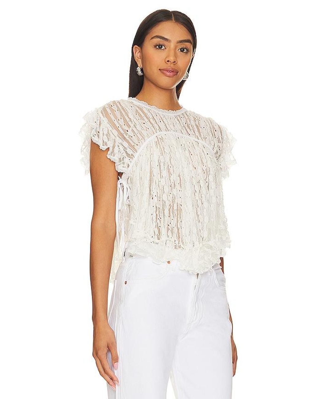 Lace Fringe Top