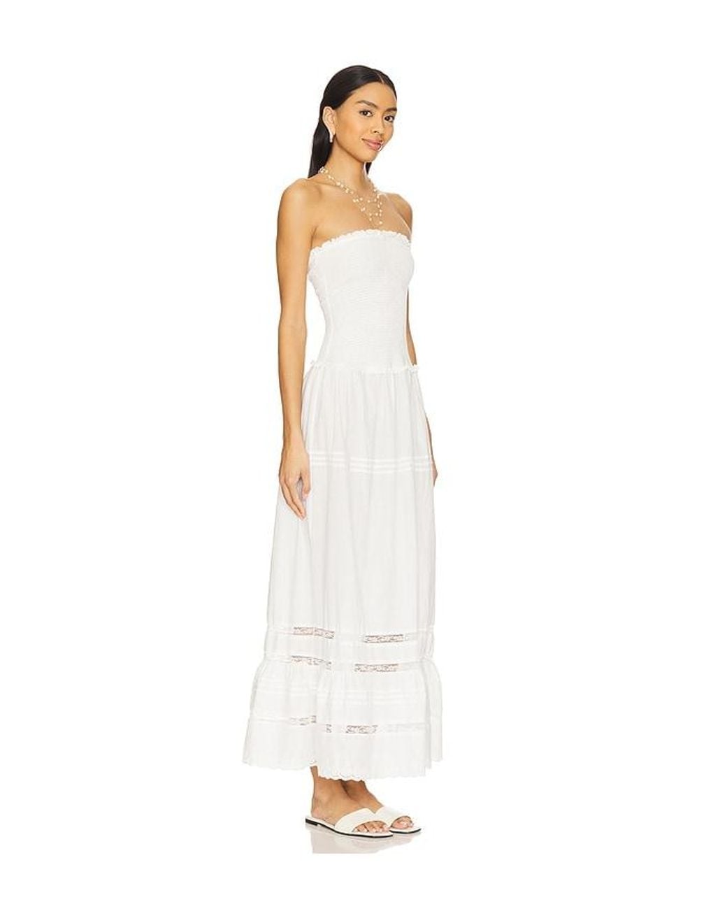 Frankie's Bikinis Empress Dress in White | Lyst
