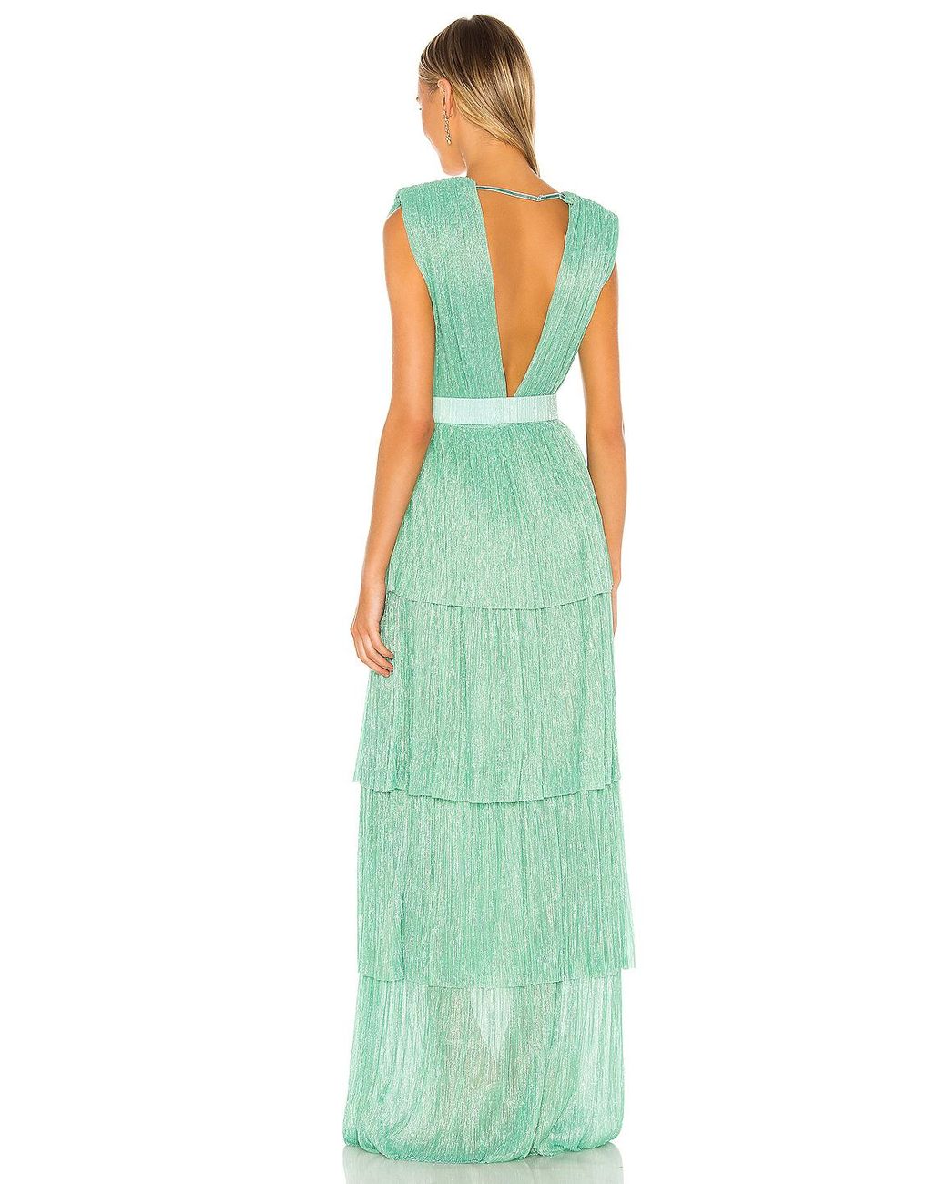 Sabina Musayev Skylar Tiered Plisse Gown Neiman Marcus | atelier-yuwa ...