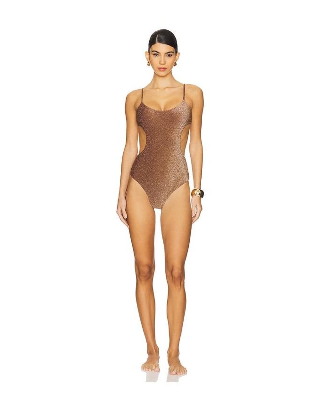 Devon Windsor Kalani Full Piece Swimsuit in White | Lyst