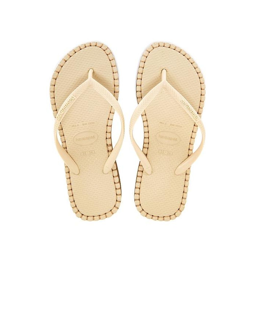 Havaianas Slim Flatform Loop Slim Sandal in Natural | Lyst