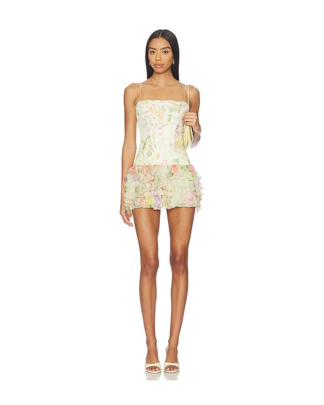 Amanda Uprichard Laureline Romper in Natural | Lyst UK
