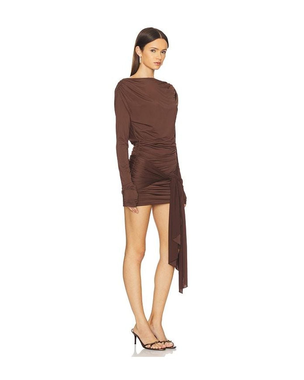 superdown Miram Mini Dress in Brown | Lyst