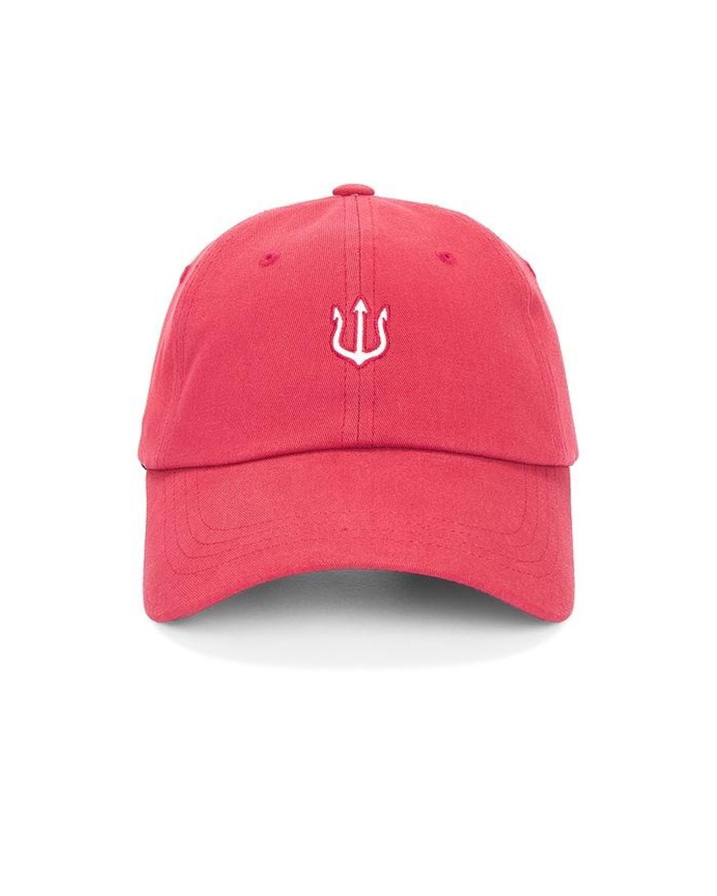 VERUTUM Trident Symbol Logo Cap in Pink for Men | Lyst