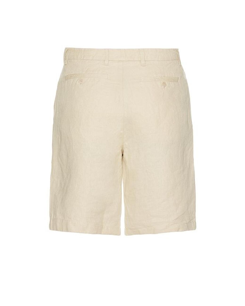Far Afield Double Pleated Short in Natural for Men | Lyst