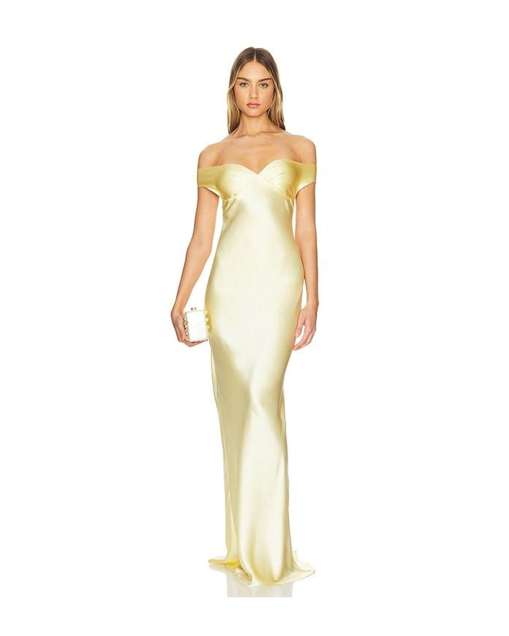 Natalie Rolt Bridget Gown in Metallic | Lyst