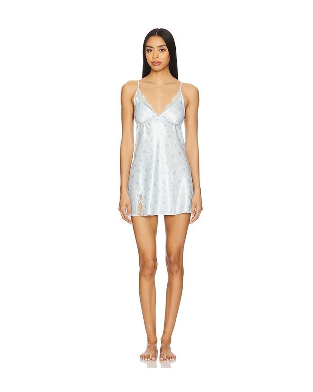 Flora Nikrooz Madelyn Charm Slip in White | Lyst