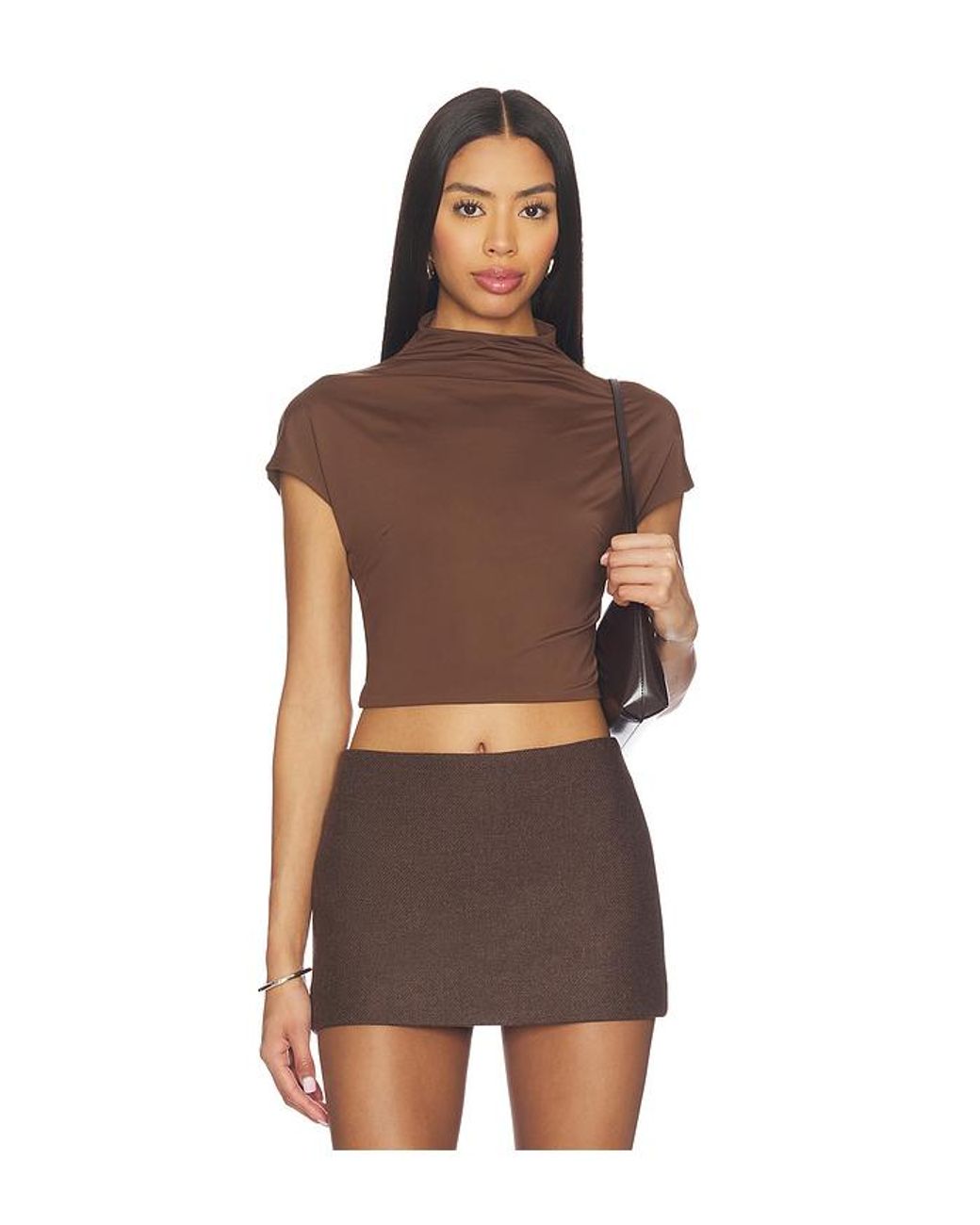 Nakedvice The Bryce Top in Brown | Lyst UK