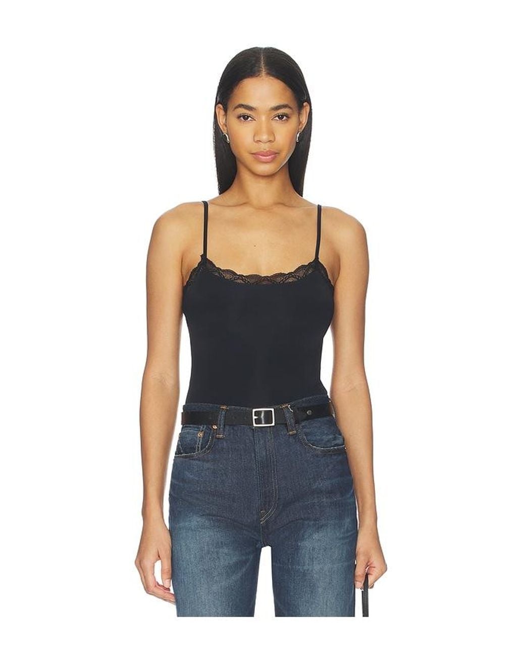 superdown Evalina Bodysuit in Blue | Lyst