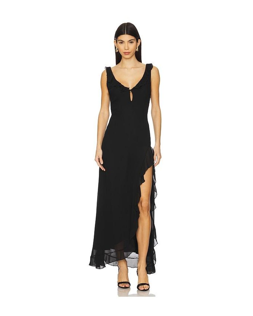 Runaway the Label Inayah Maxi Dress in Black | Lyst