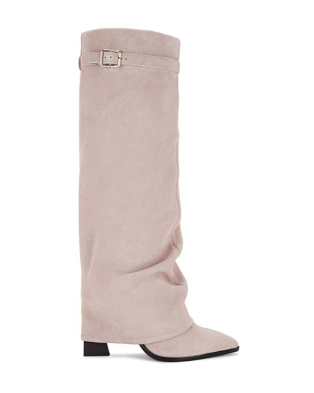 Free People Felicity Foldover Boot in Pink | Lyst