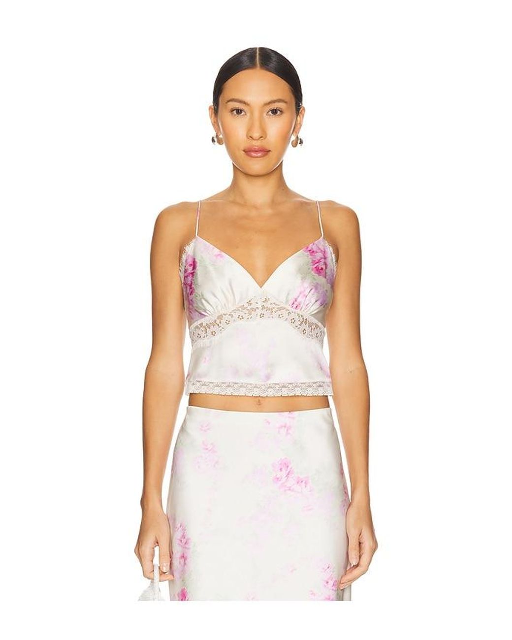 LoveShackFancy Spritely Cami in White | Lyst