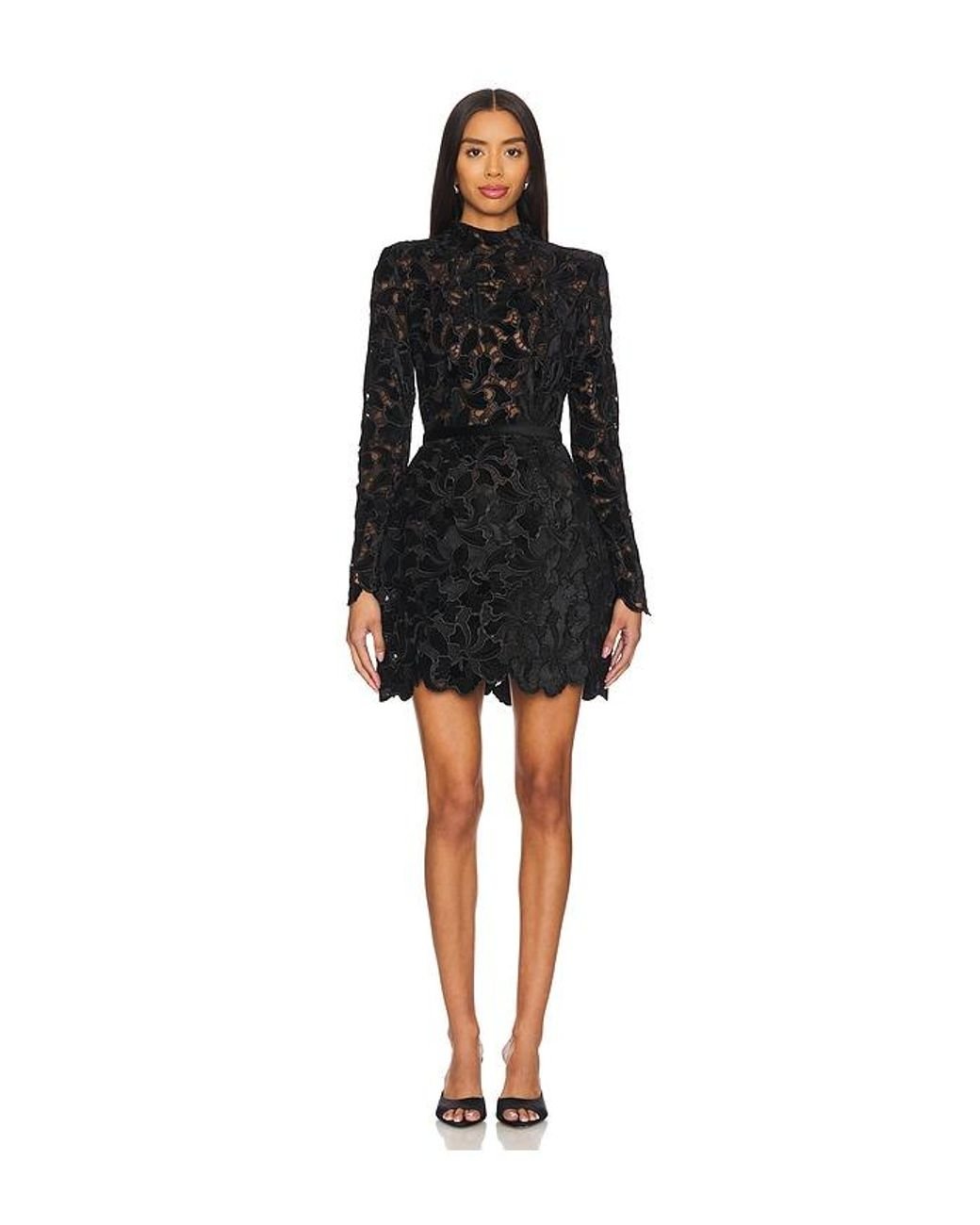 Nadine Merabi Lydia Dress in Black | Lyst