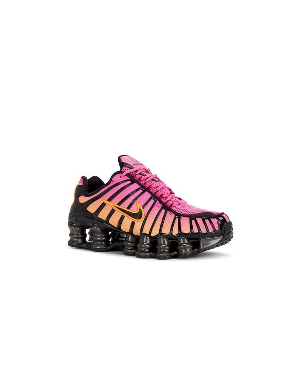 Nike Shox Tl Fade Sneaker in Red | Lyst