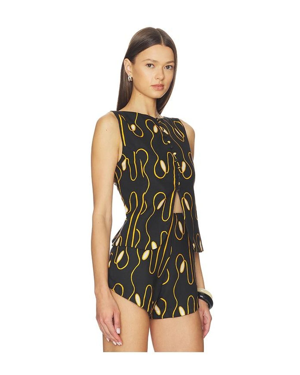 Cala De La Cruz Genova Top in Black | Lyst