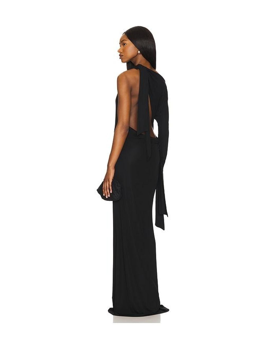 Nbd The Shuri Maxi Dress in Black | Lyst