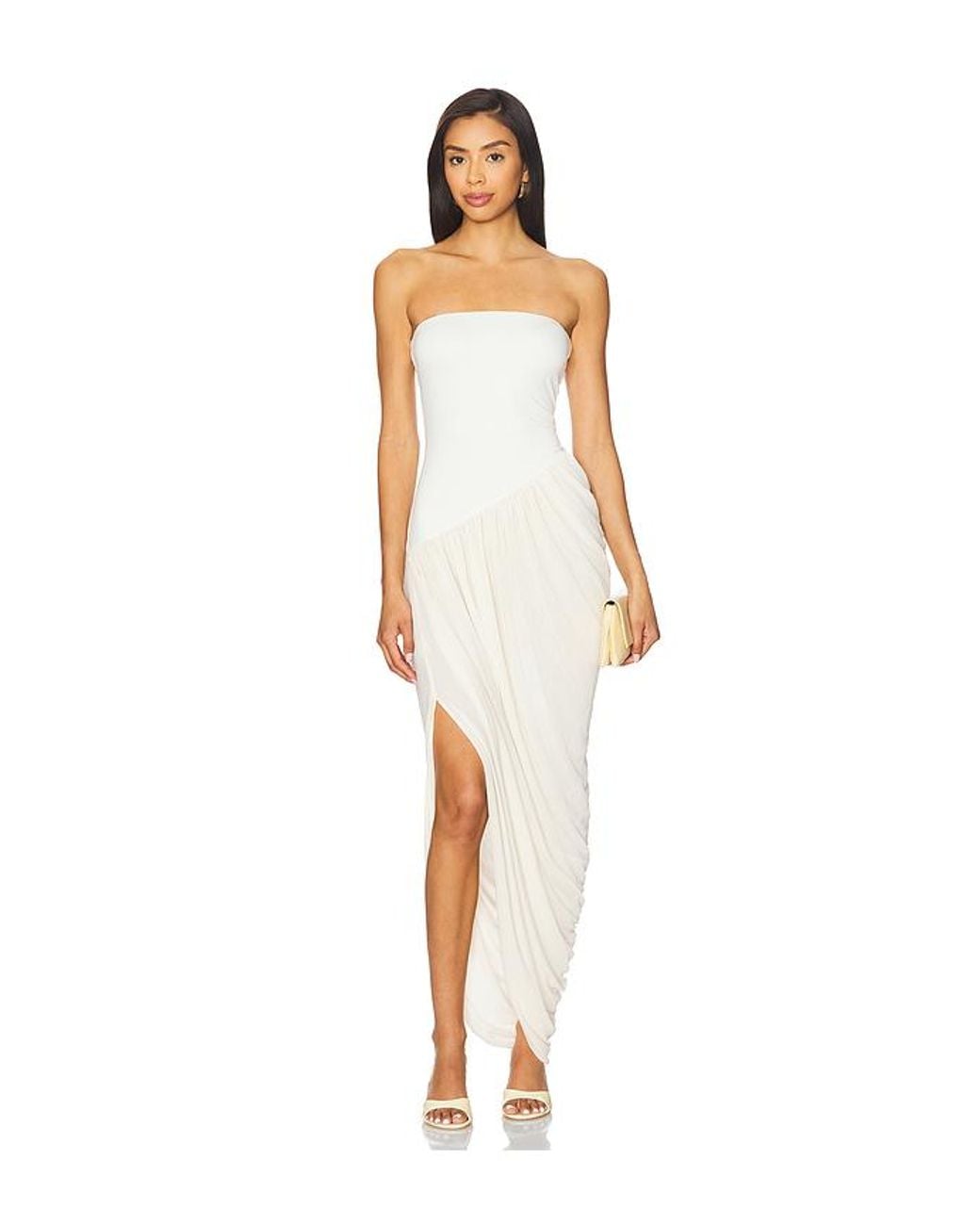Camila Coelho Hayes Midi Dress in White | Lyst UK